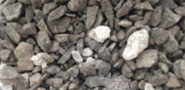 Rice stone mixed with 10% salt